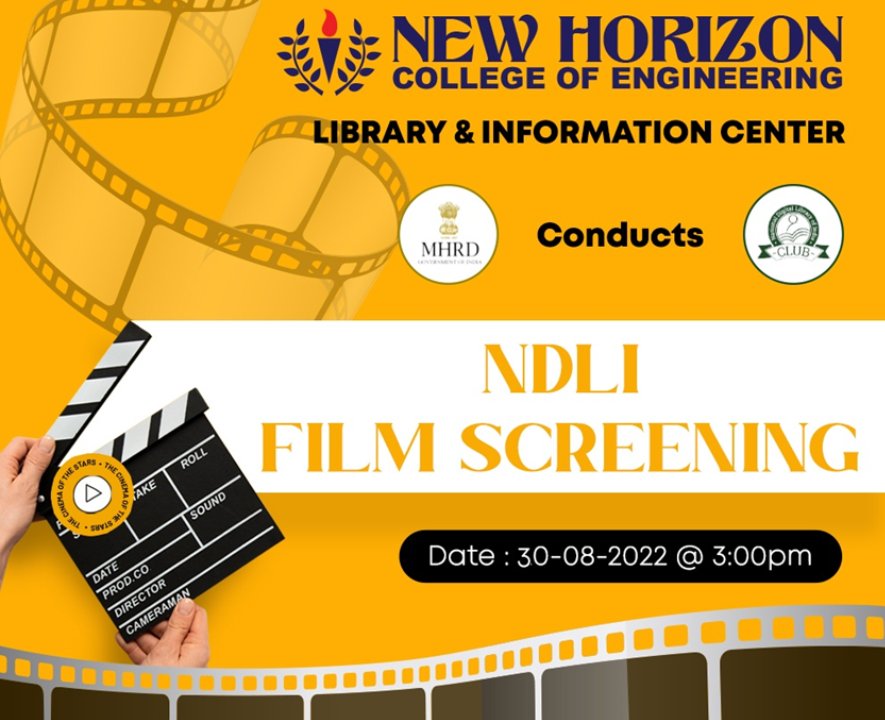 ndli activities 2022 & 2023 - Library - New Horizon College of Engineering